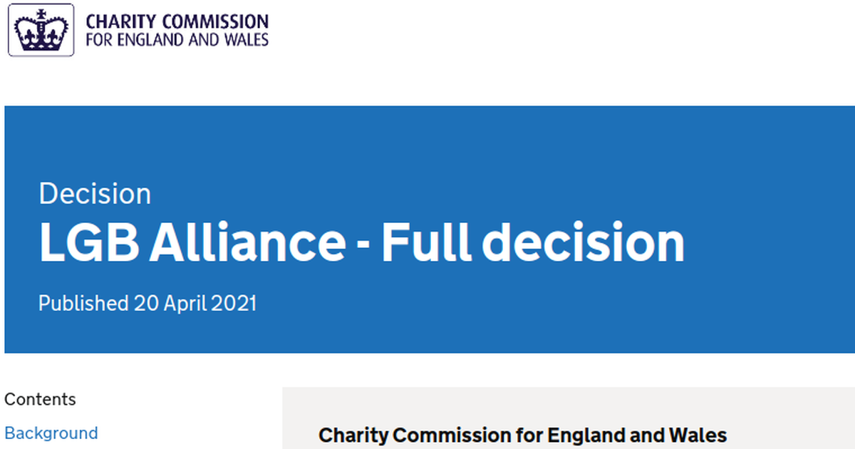 LGB Alliance made a charity after new social media policy | Trans ...